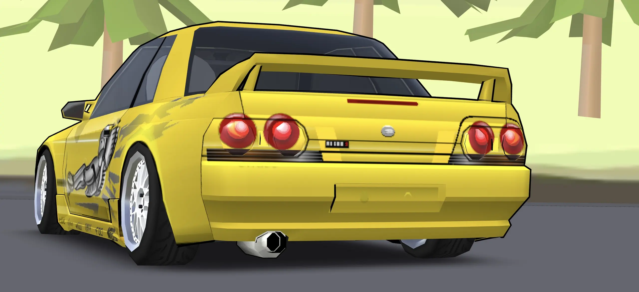 FR Legends Leon's Nissan Skyline R33 GT-R Livery