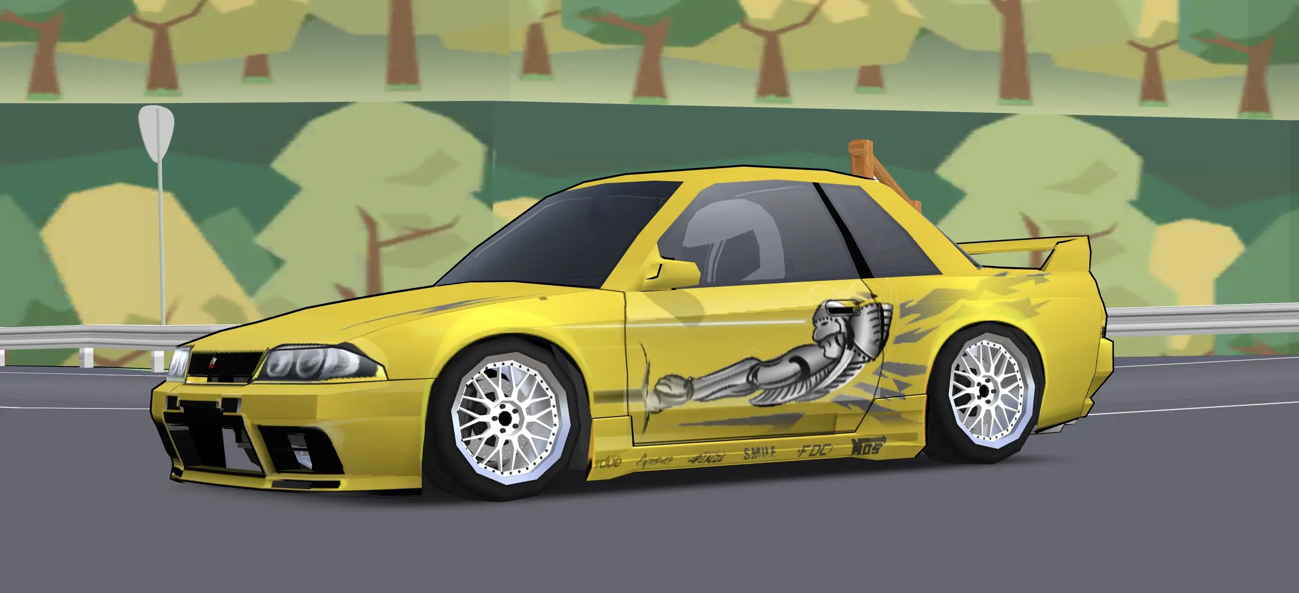 FR Legends Leon's Nissan Skyline R33 GT-R Livery