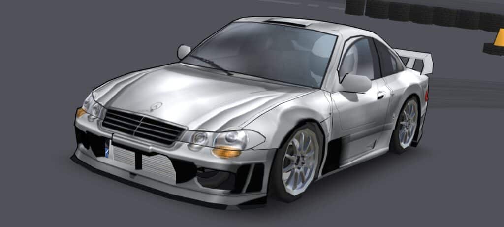 FR Legends Mercedes Benz CLK GTR AMG Livery