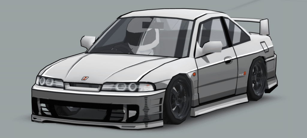 FR Legends HONDA INTEGRA DC2 Anime Style Livery