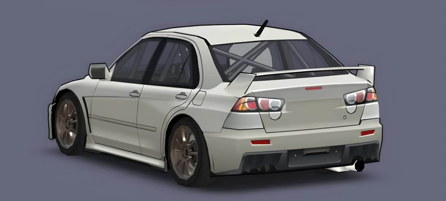 FR Legends Mitsubishi Lancer Evolution 10 Livery